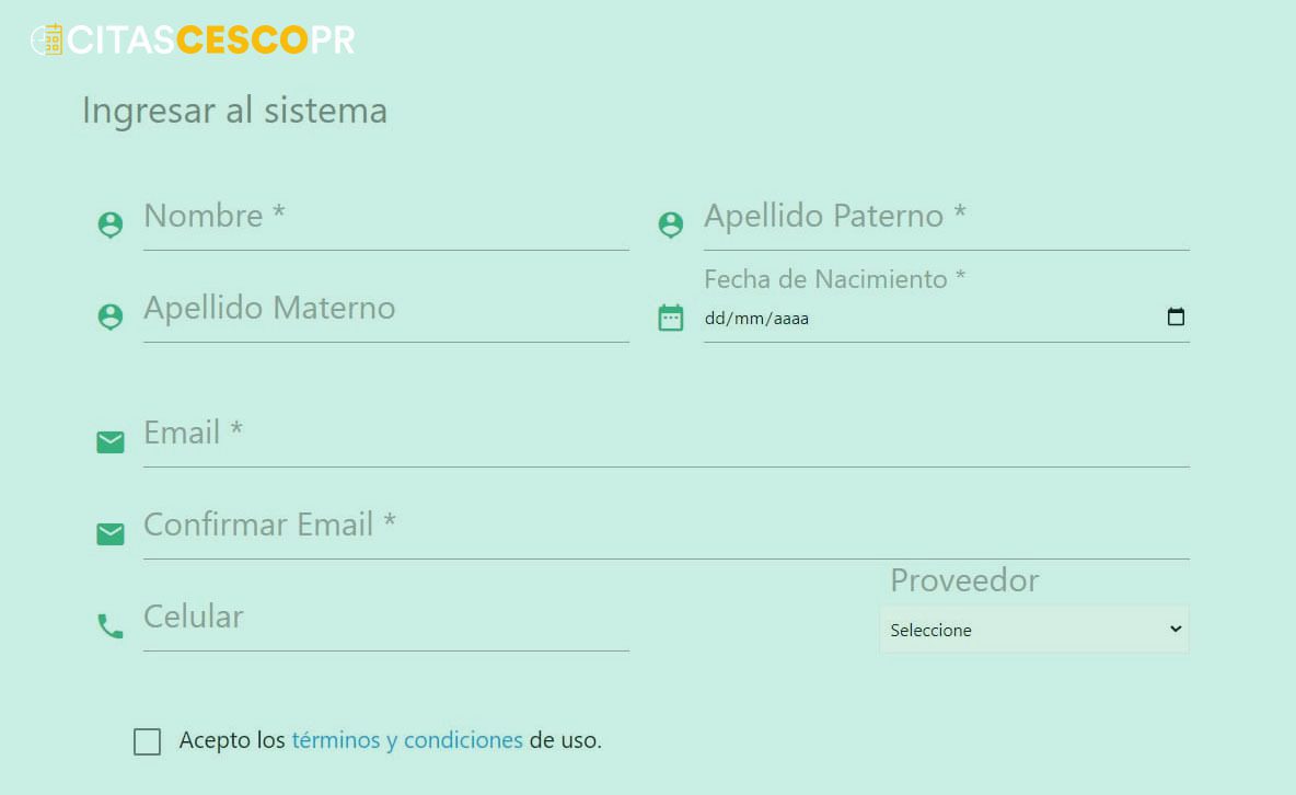 CITAS CESCO 【2024】Sacar cita, centros, trámites y formularios